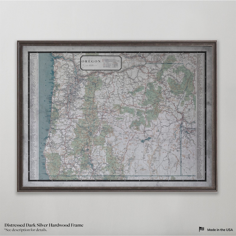 Vintage Road Maps - Etsy