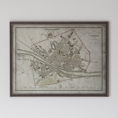 1874 Map of Italy - Etsy