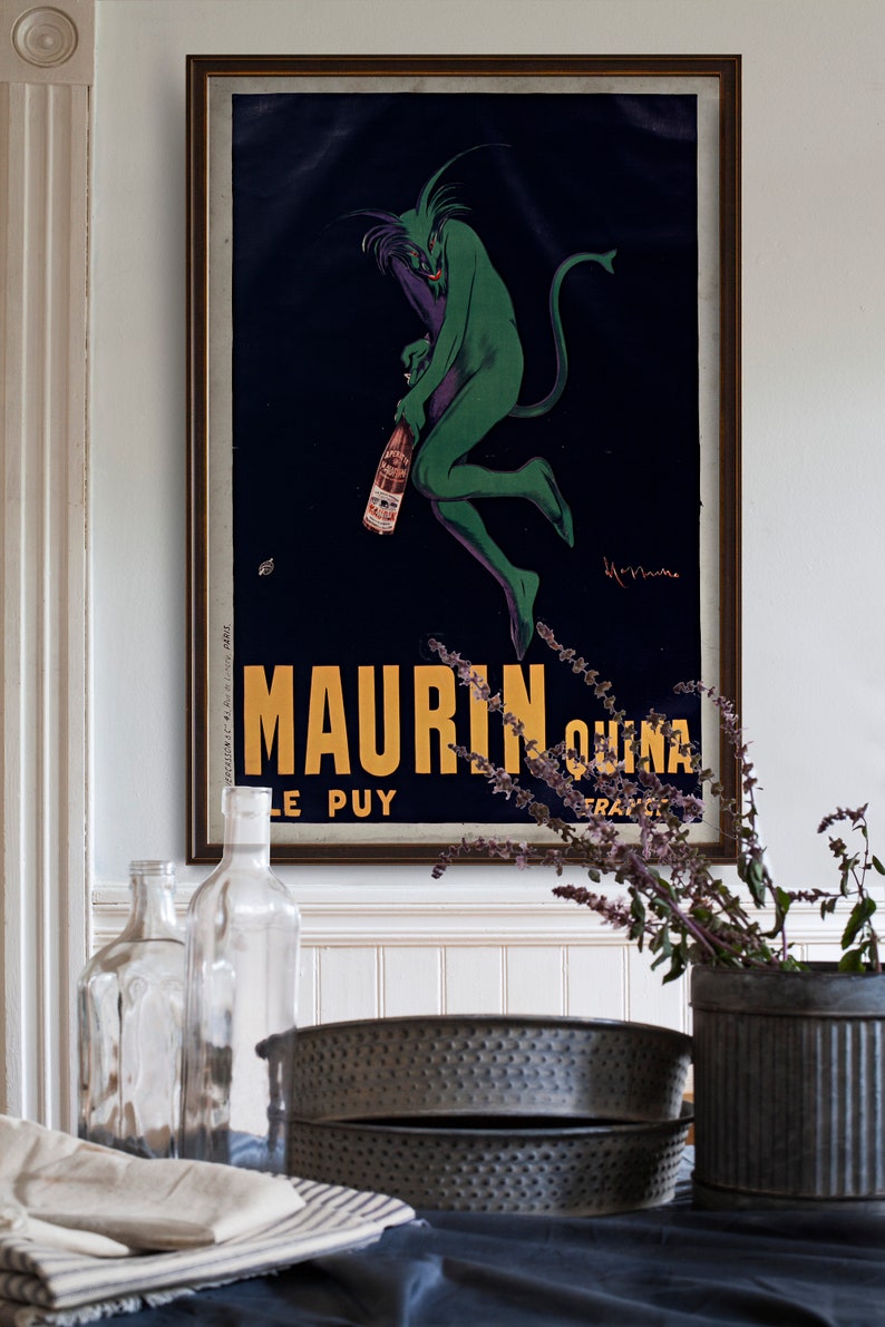 Maurin Quina Le Puy Vintage Poster Art Wall Art Home - Etsy