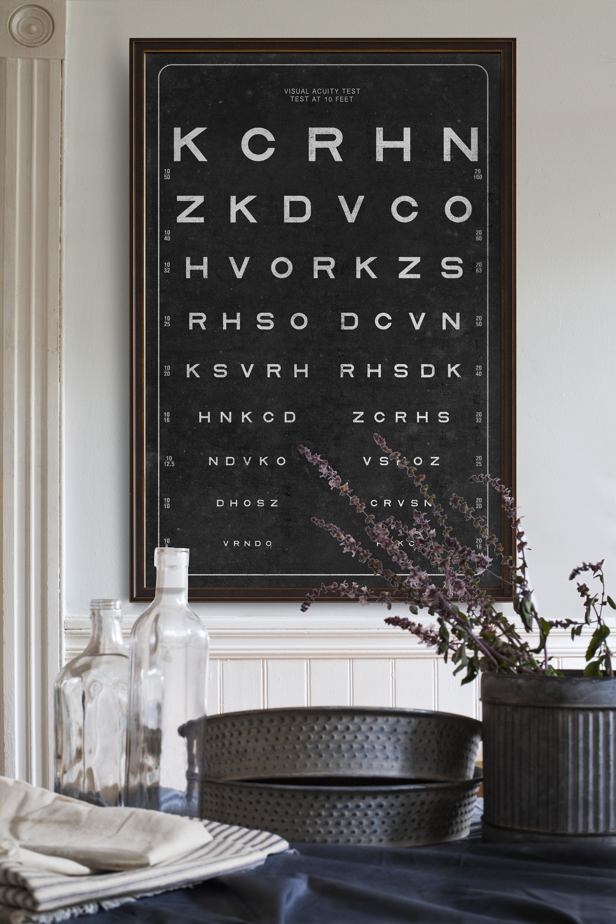 Vision Chart Tumbling e Vision Chart 20th | Etsy