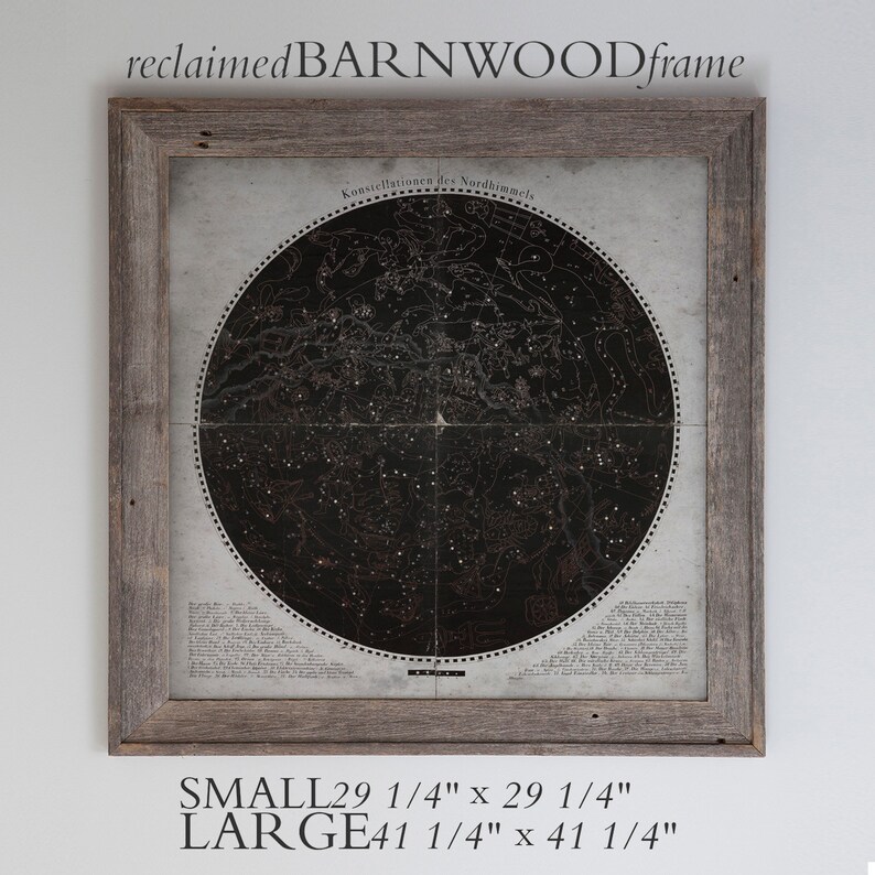 Star Map German Constellation Chart Konstellationen Des - Etsy