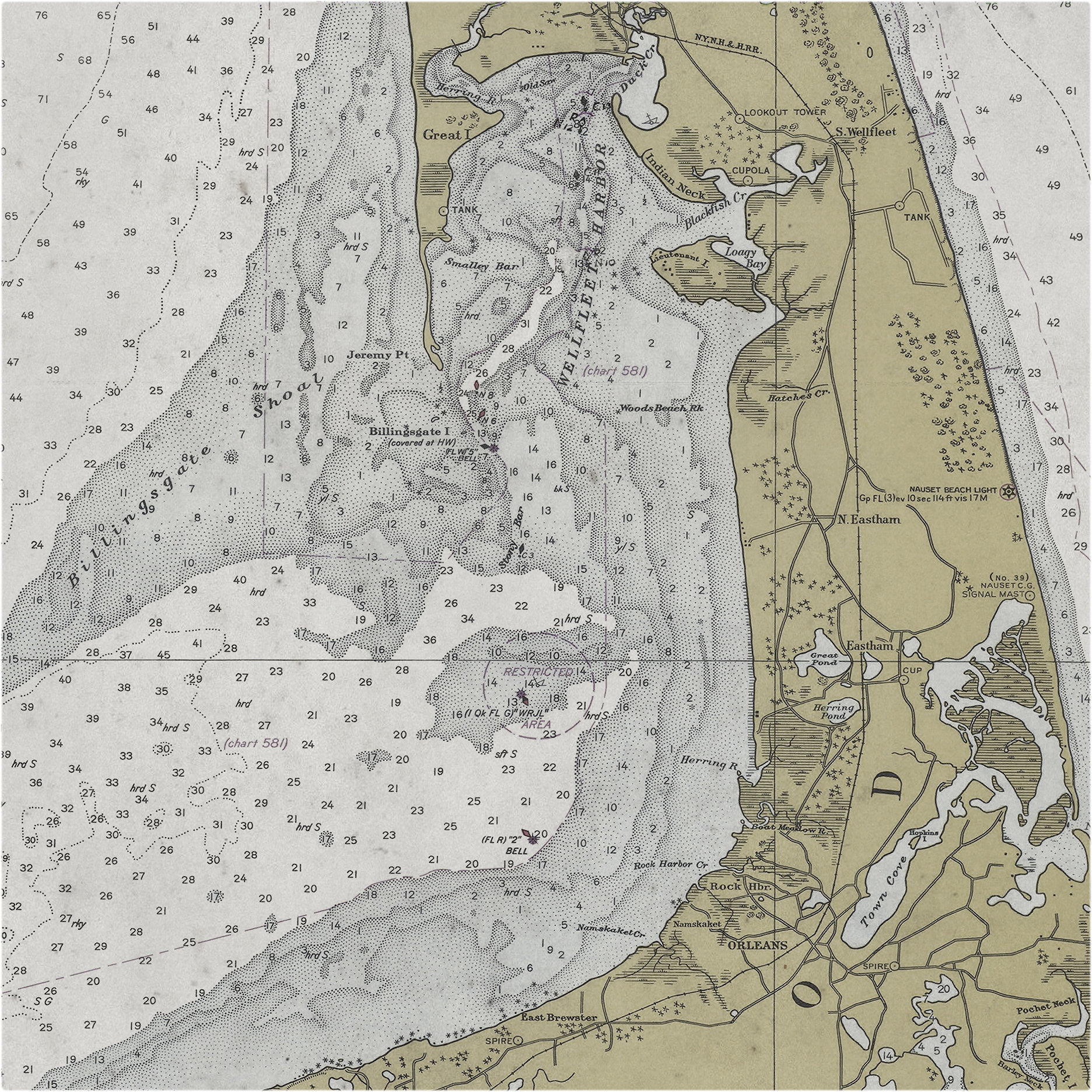 Cape Cod Map Nautical Map of Cape Cod Massachusetts - Etsy