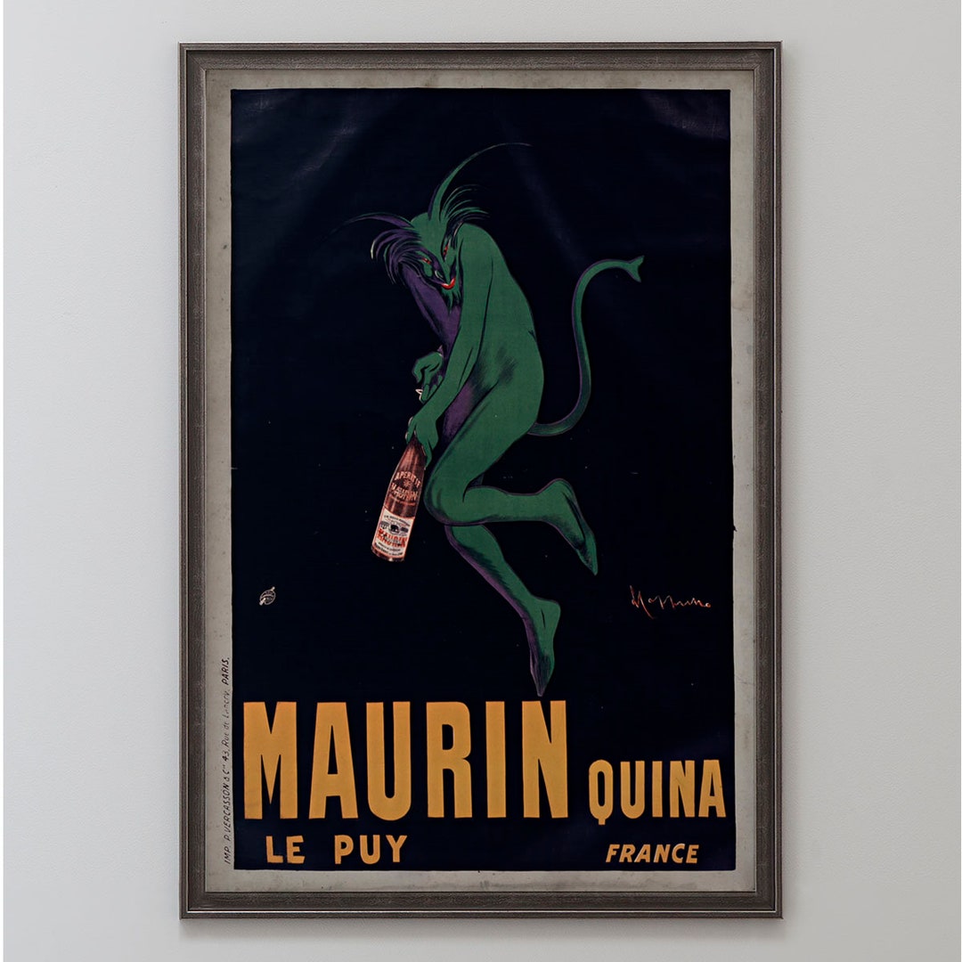 Maurin Quina Le Puy Vintage Poster Art Wall Art Anniversary - Etsy