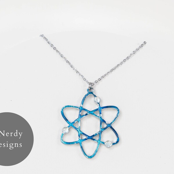 Atom Necklace - Etsy