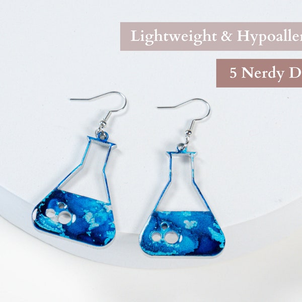 Science Earrings - Etsy