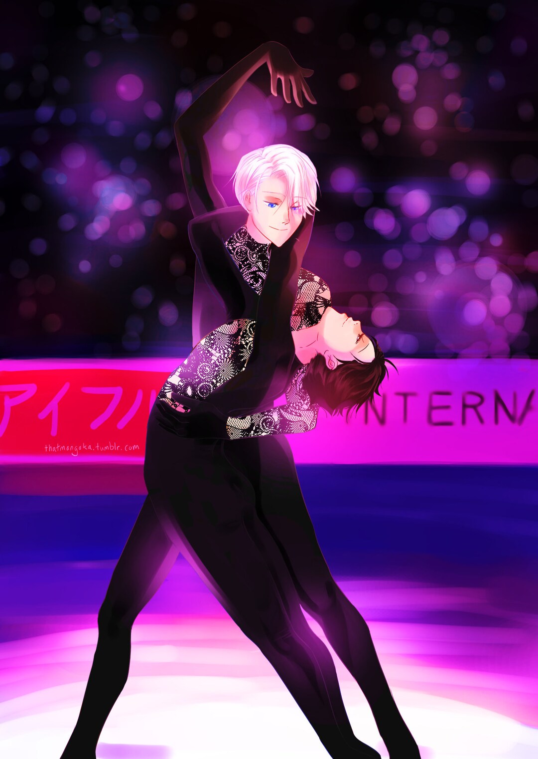 Pairs Ice Dance Victor and Yuuri - Etsy