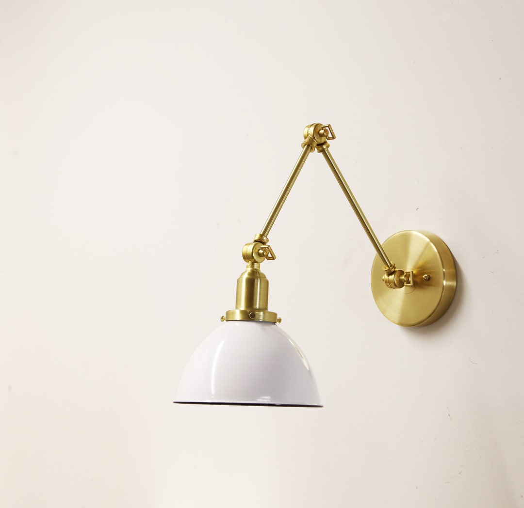 Articulating Wall Sconce-swivel Arm Wall Sconce- Adjustable Arm Wall ...