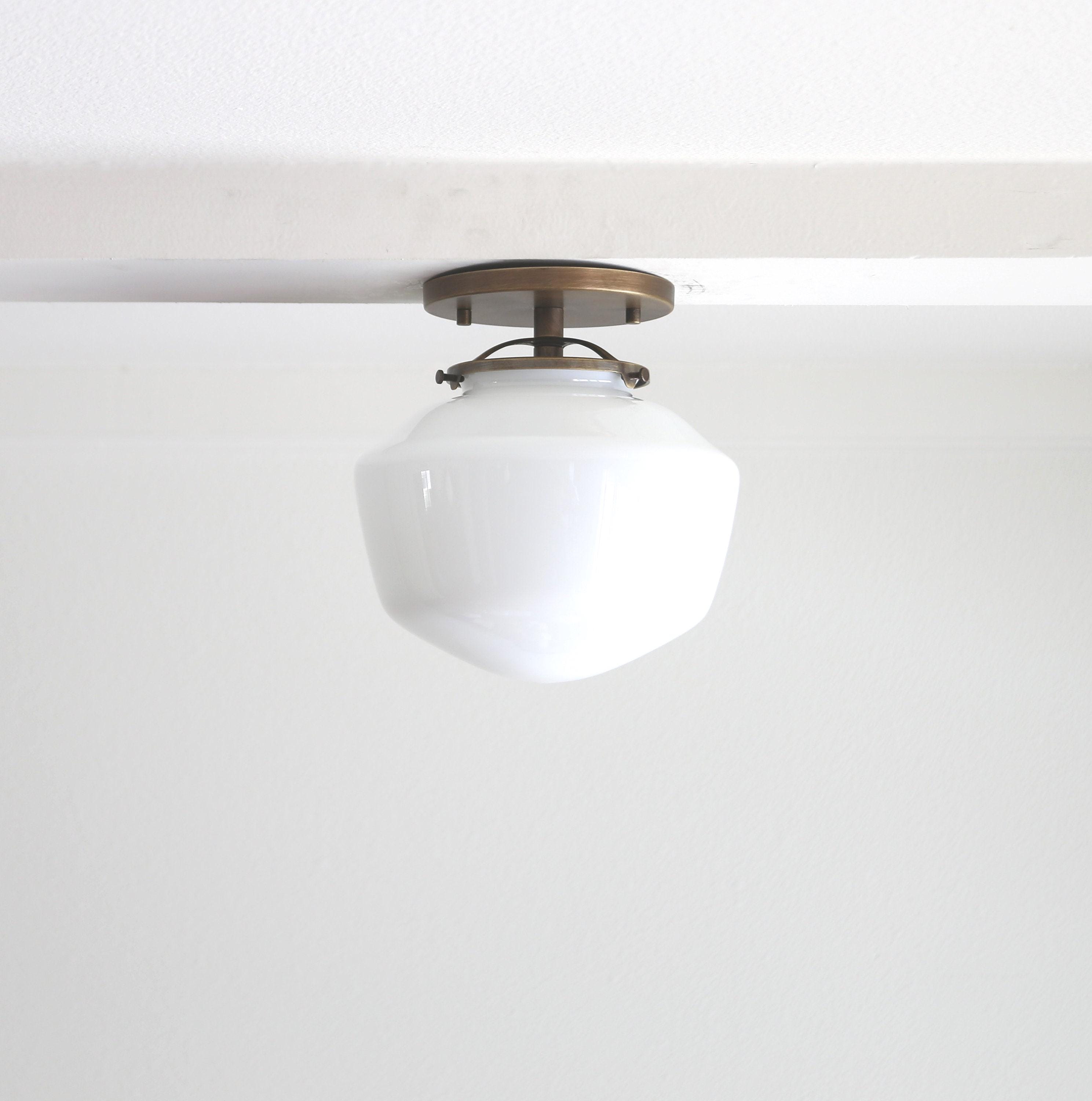Flush Mount Ceiling Light Fixture - Schoolhouse Ceiling Light, UL ...