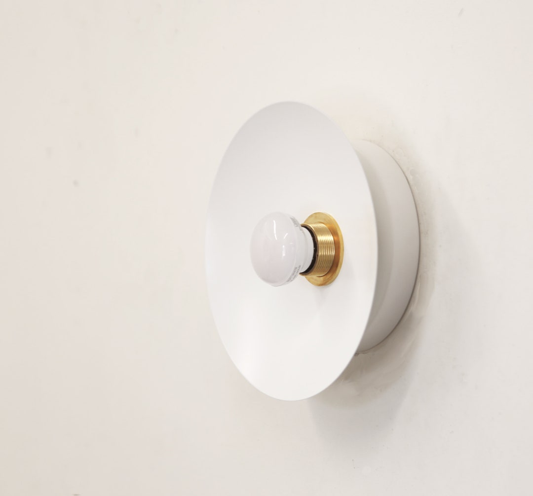 White Wall Sconce/ceiling Flush Mount Light, Wall Sconce/ceiling Flush ...