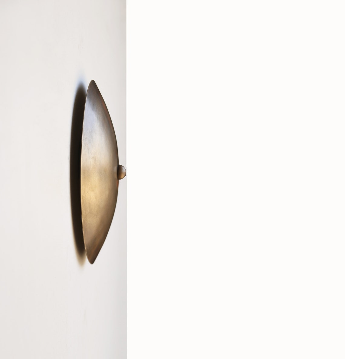 Brass Wall Sconce- Brass Disc Wall Scone, UL Listed, No.0348 - Etsy