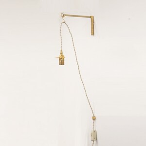 Brass Pendant Lighting Wall Rack, Industrial Style Pendant Lighting ...