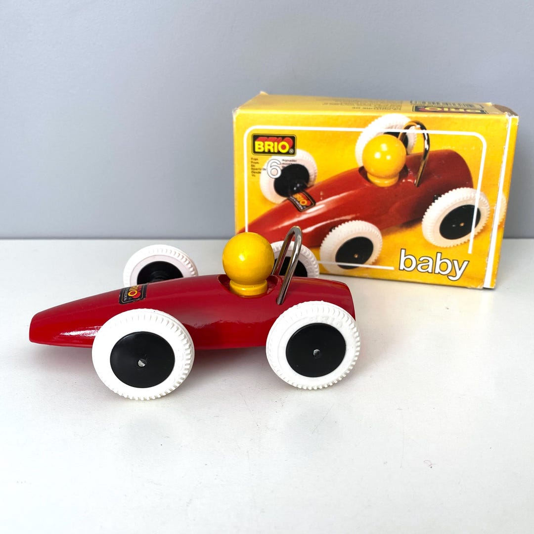 Vintage Brio Red Racecar Made in Sweden NEW Old Stock IN BOX - Etsy