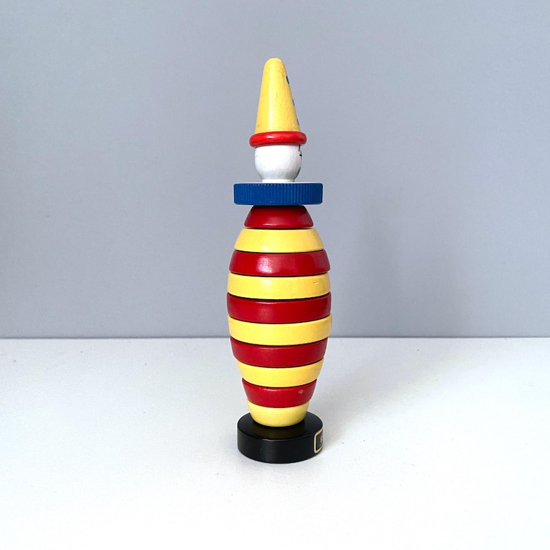 Brio Stacking Clown 1970s, Made in Sweden - Hand-painted Face! - Etsy