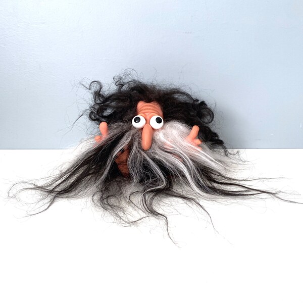 Black Hair Troll - Etsy