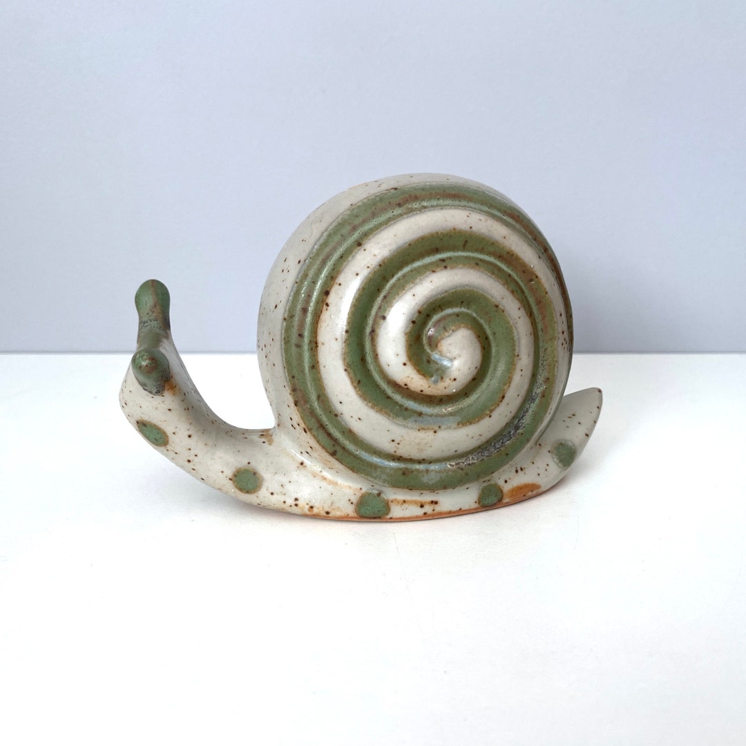 Vintage Ceramic Snail Bank Takahashi Counterpoint Otagari Style - Etsy