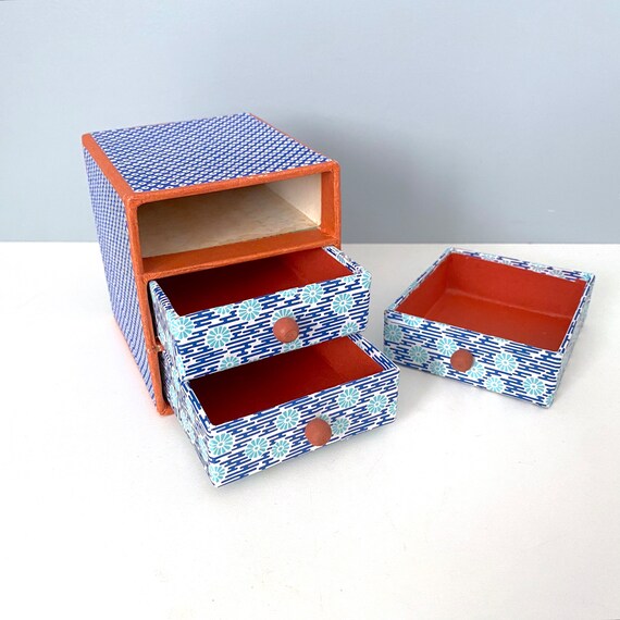 Mini 3-drawer chest of drawers, cardboard/chipboard &… - Gem