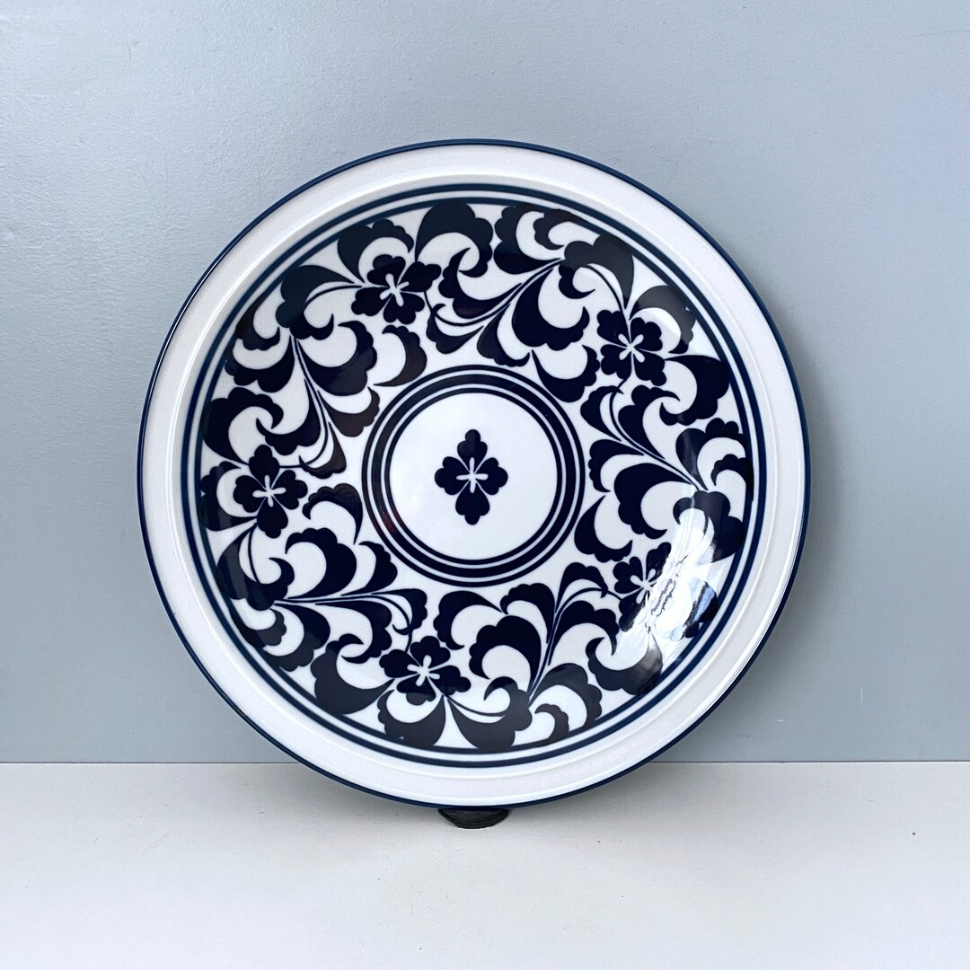 Dansk Niels Refsgaard Blue & White Platter/fruit Bowl/wall Decor Dish ...