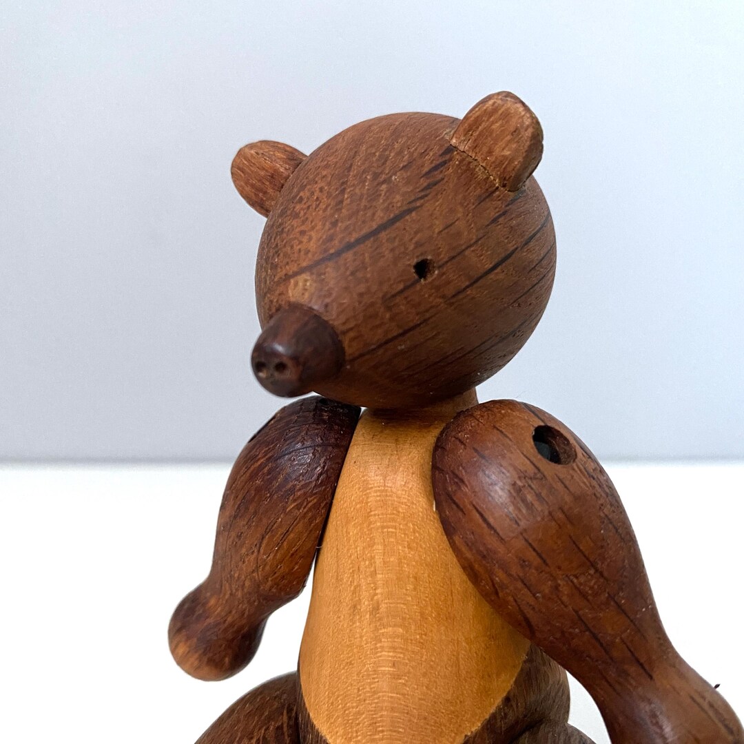 Vintage Kay Bojesen Jointed Teddy Bear Made in Denmark - Etsy Canada