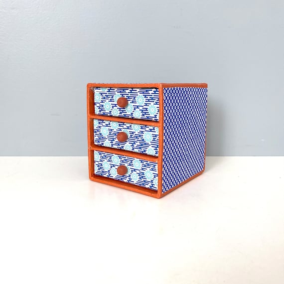 Mini 3-drawer chest of drawers, cardboard/chipboard &… - Gem