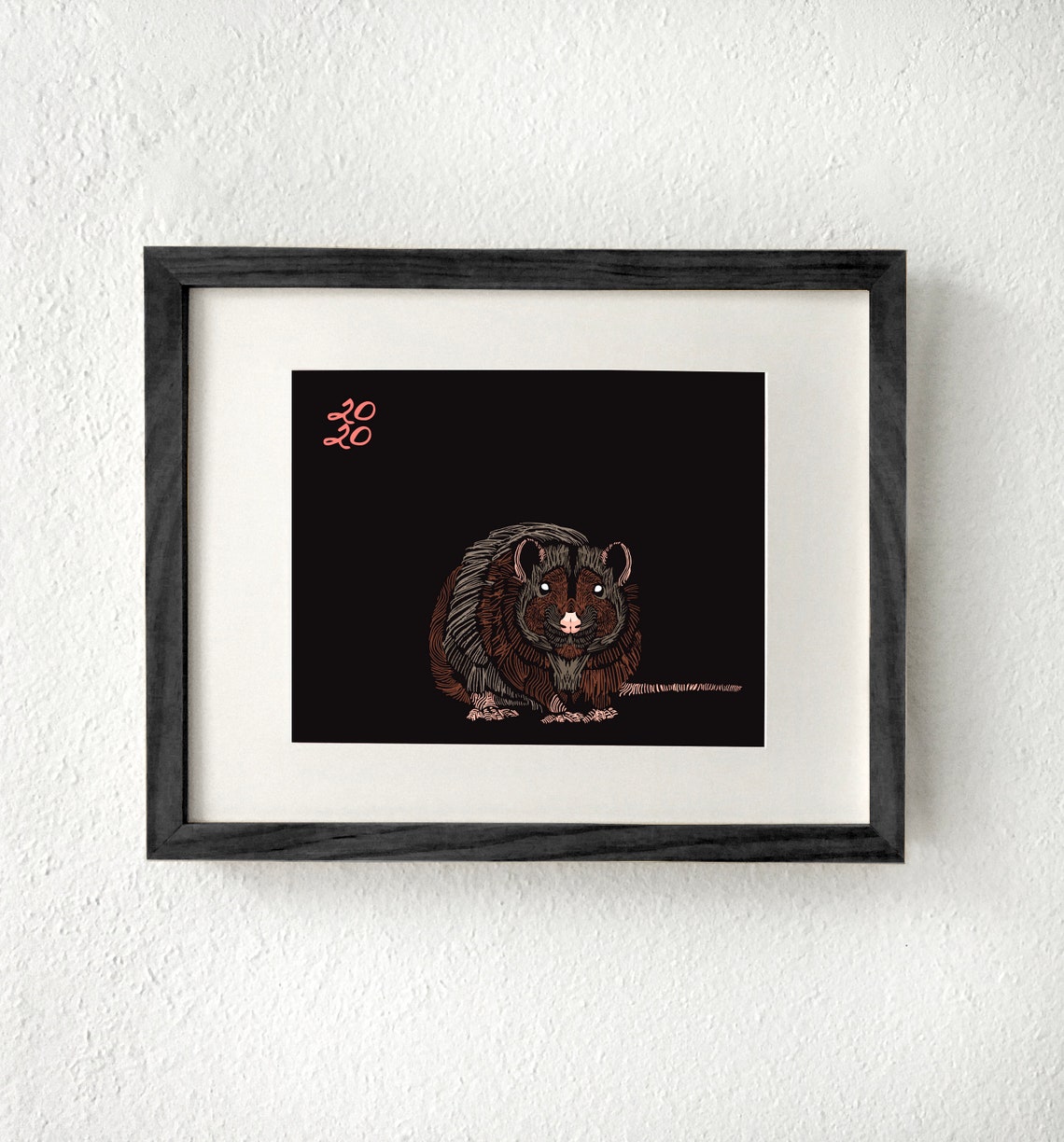 Rat, Rat Gift, Rat Art, Rat Decor, Rat Wall Art, Year of the Rat, Rat ...