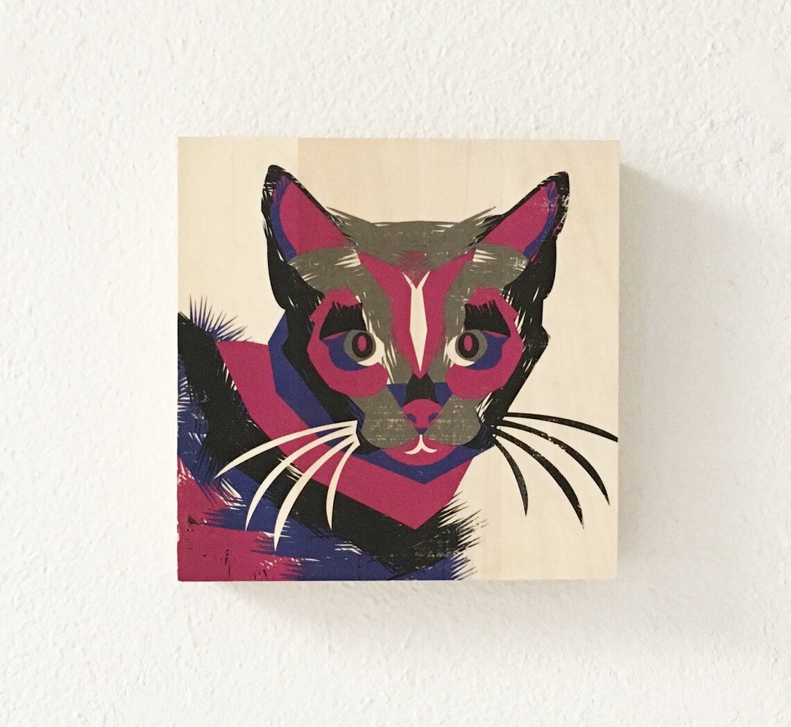 Cat Wall Cat Wall Pictures Cat Wall Decoration Cat Wall - Etsy