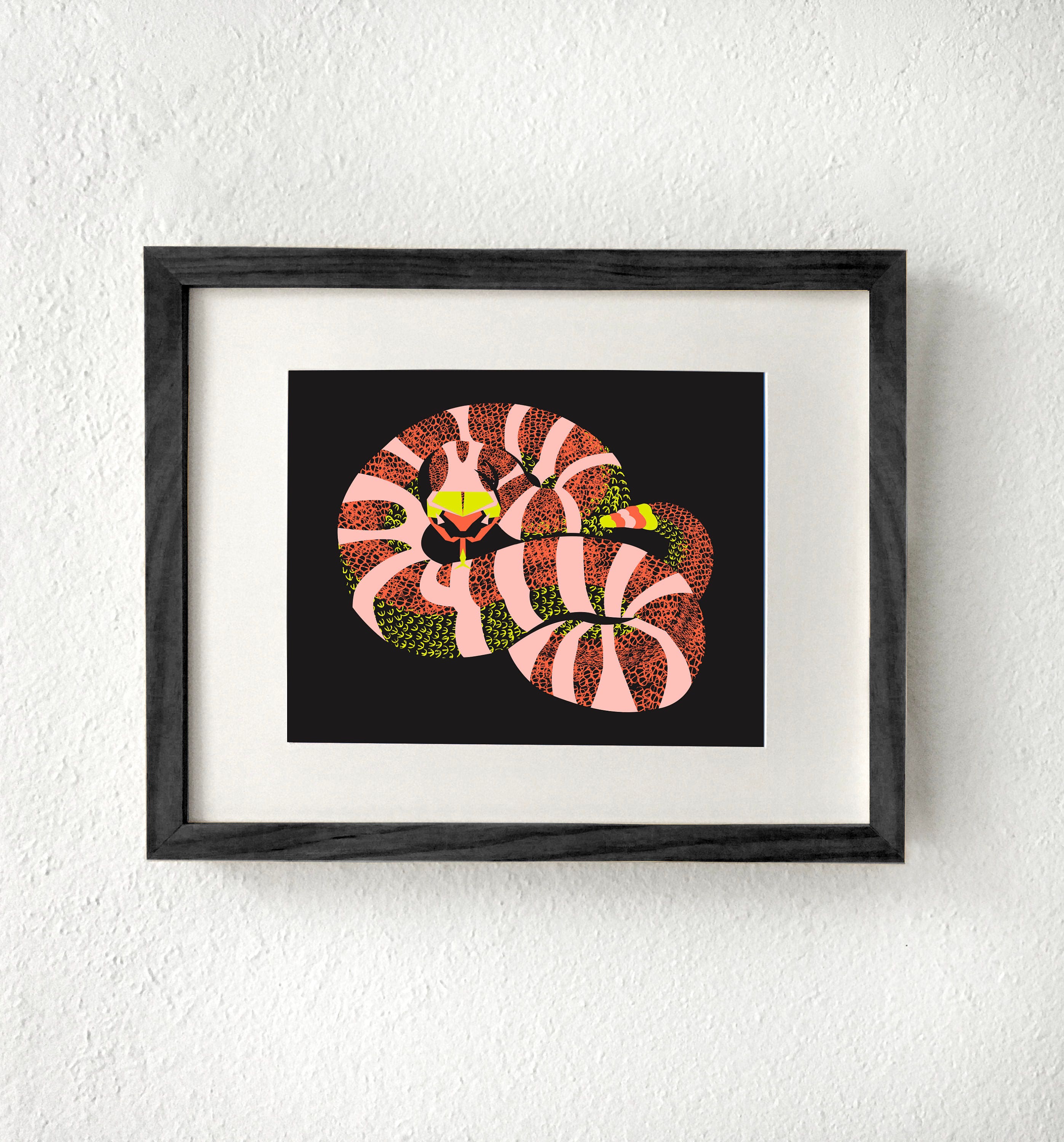 Snake Art, Snake Art Print, Snake Print, Reptile Art, Snake Gift ...