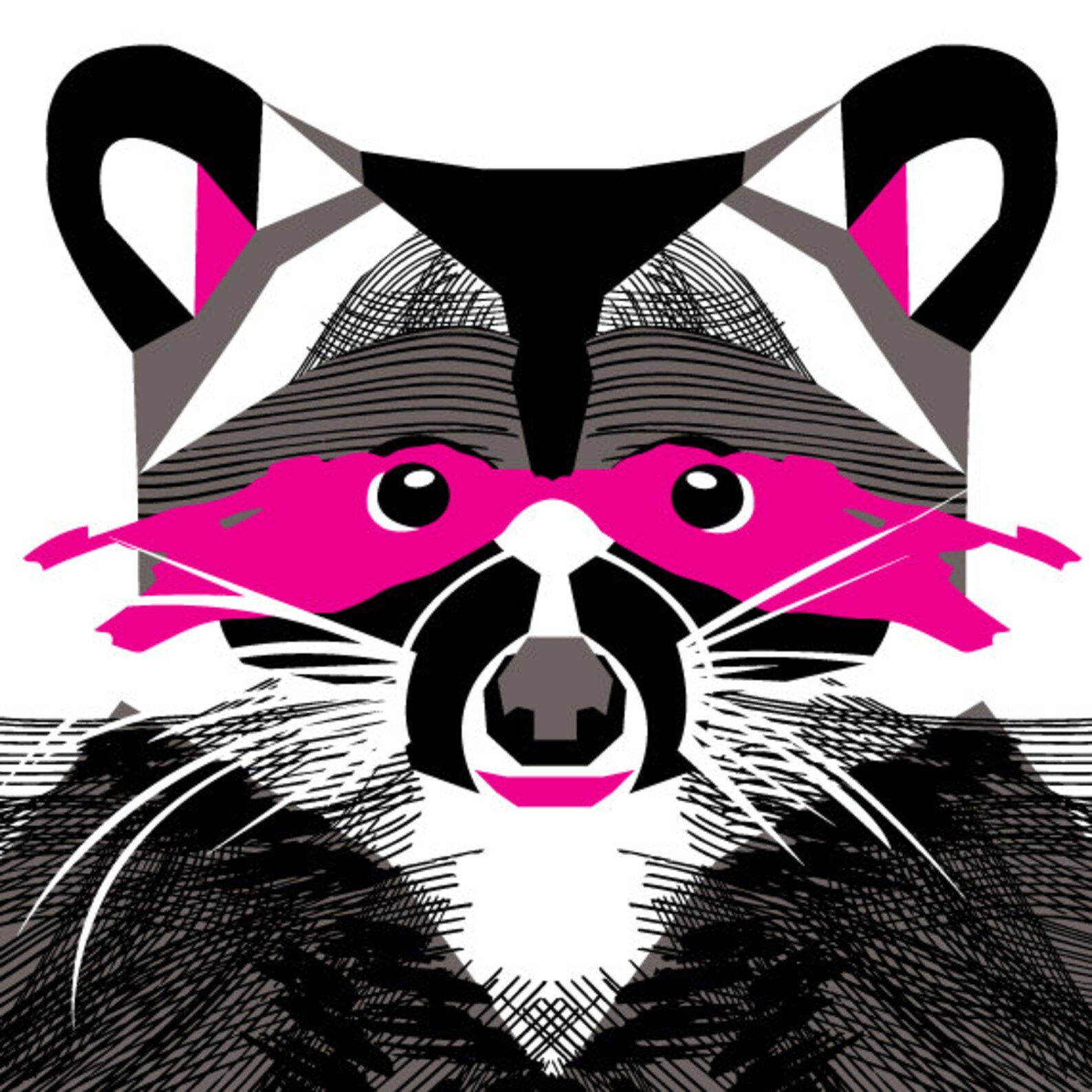 Raccoon Wall Decor Raccoon Wall Art Raccoon Decor Nursery - Etsy