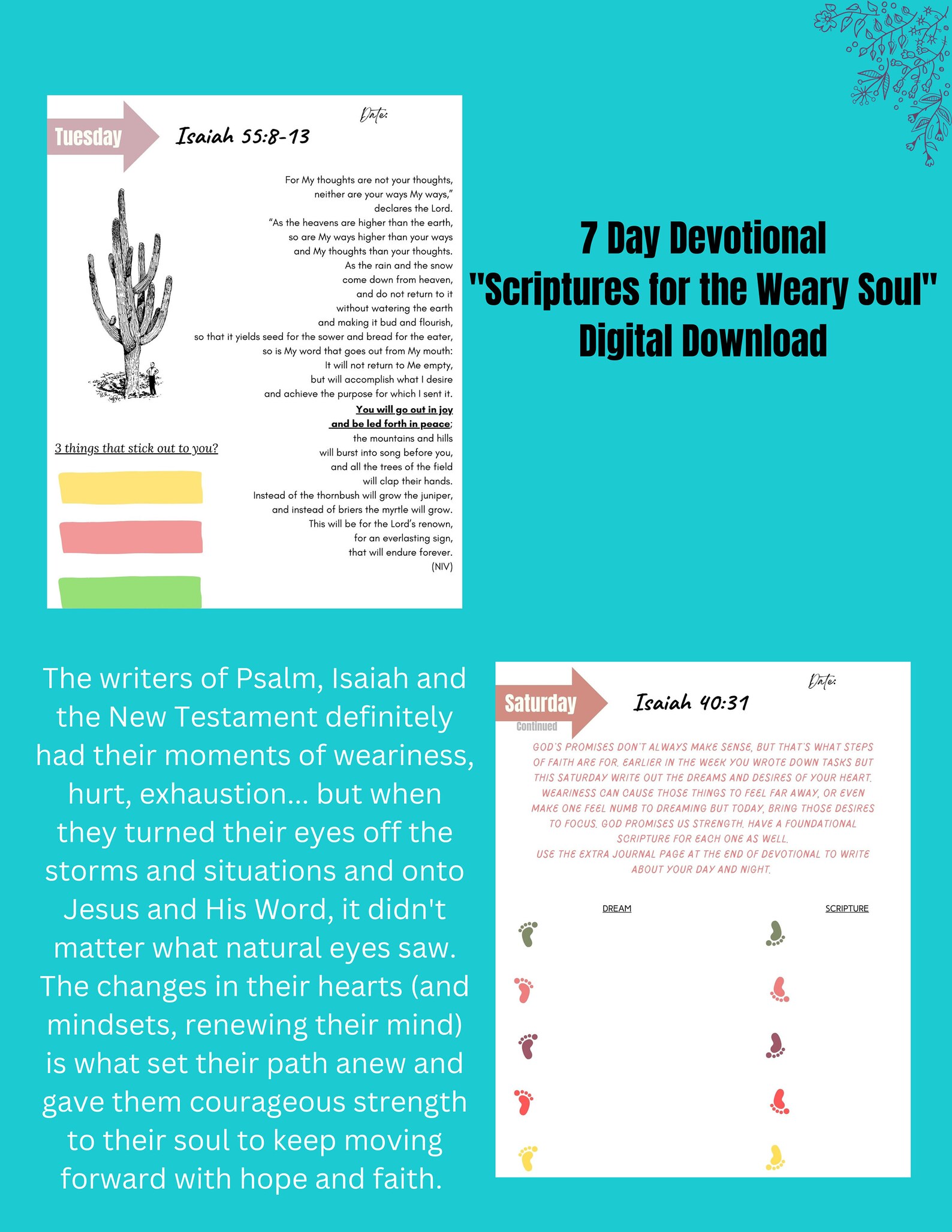 Encouraging Devotional for Women, 7 Day Devotional, Scriptures for the ...