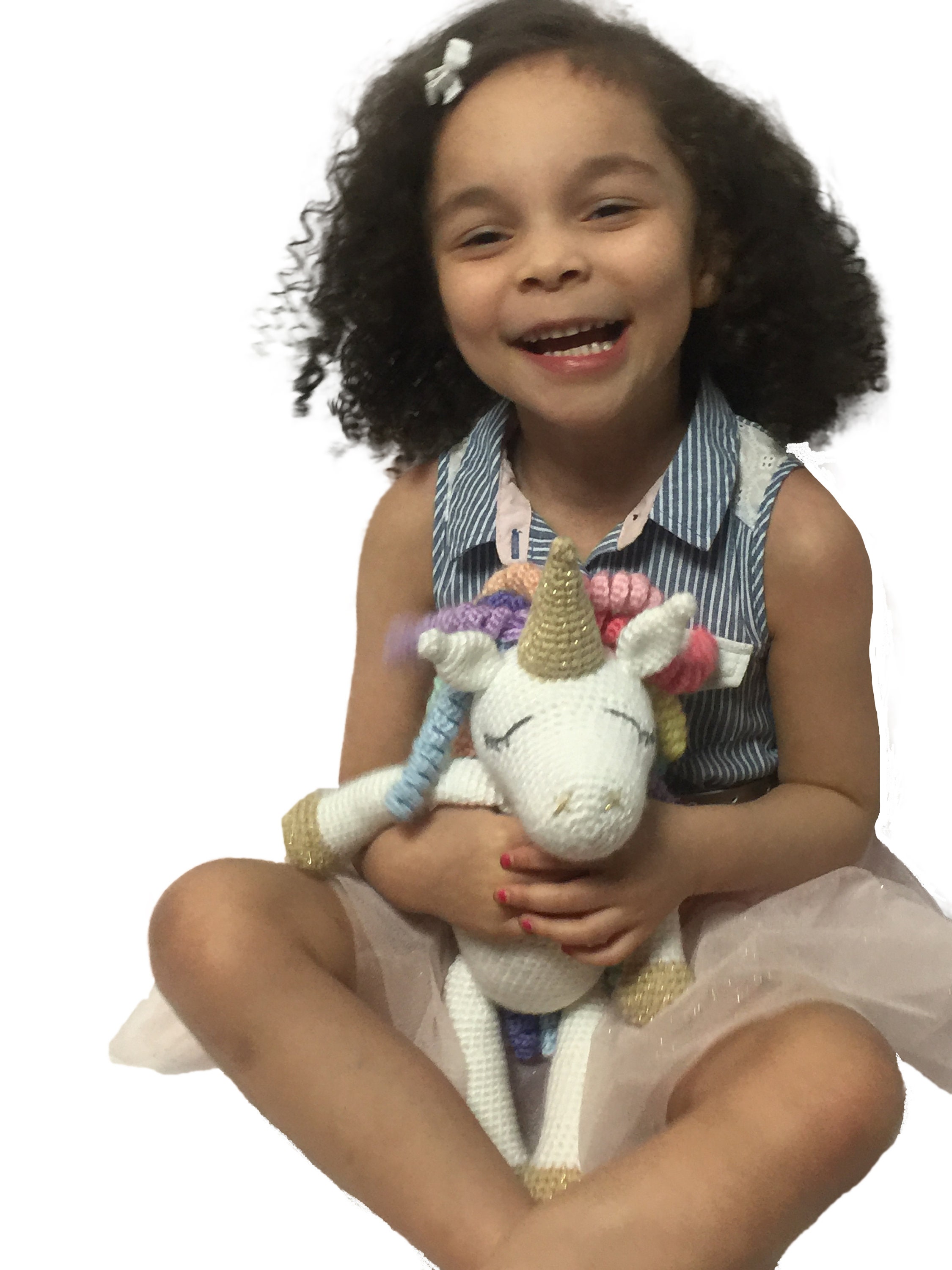 Crochet Stuffed Toy Uma Unicorn Stuffed Toy Hearts & - Etsy