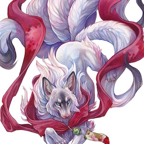 A4 Print 'wind Fox' - Etsy