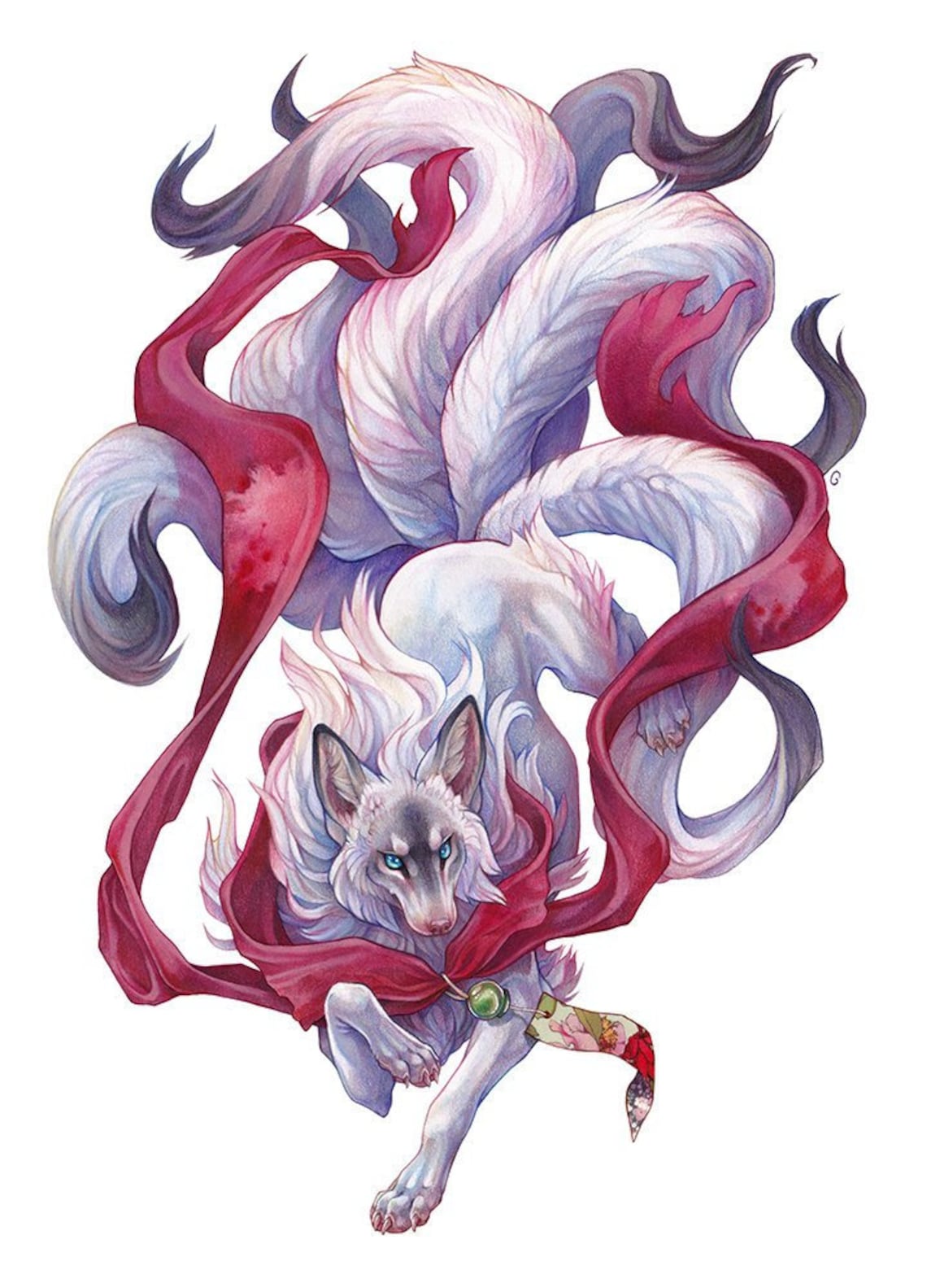 A4 Print 'wind Fox' - Etsy