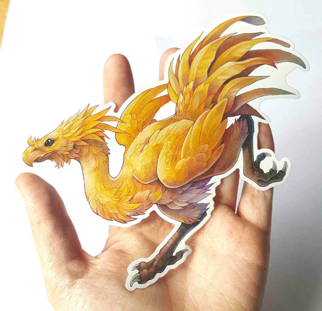 Large Vinyl Sticker: Chocobo - Etsy