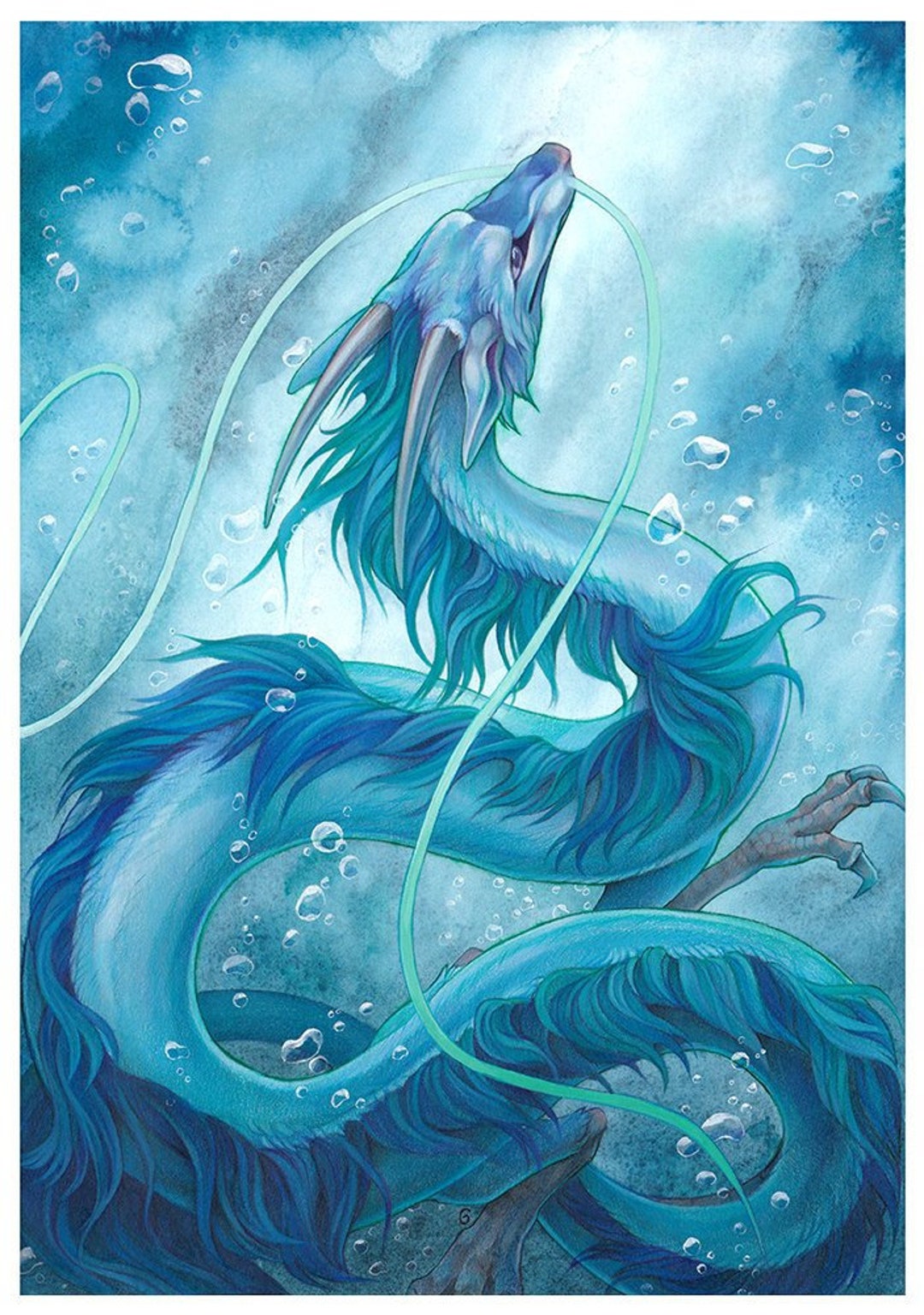 A4 Print 'river Spirit' - Etsy