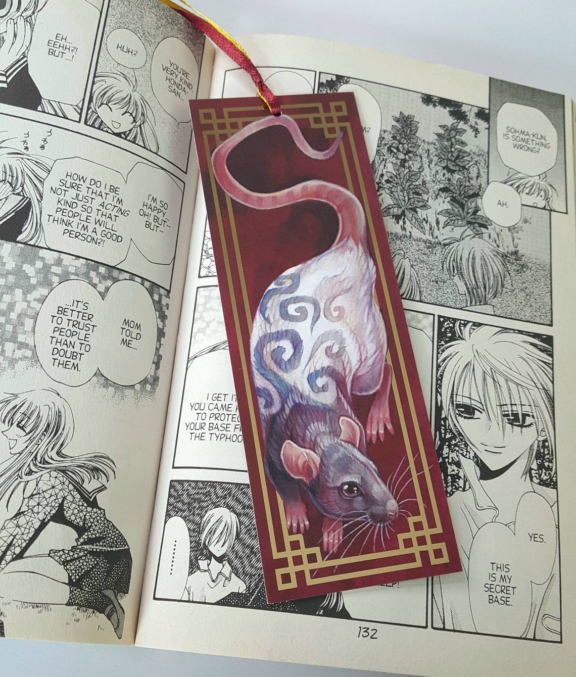 Chinese Zodiac Bookmark With Ribbon and Gold Foil: Year of the | Etsy UK