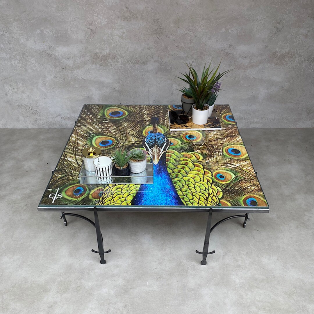 Peacock Coffee Table - Etsy