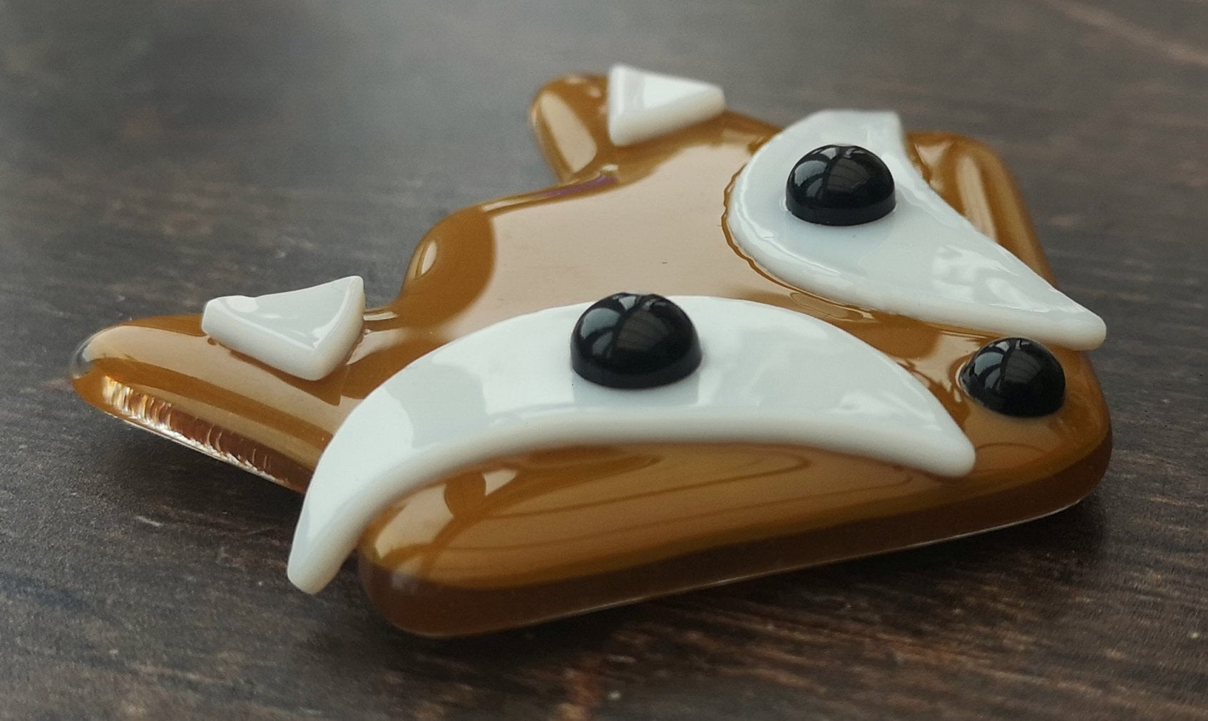 Handmade Fused Glass Fox Face Fridge Magnet - Fox Gift - Foxy ...