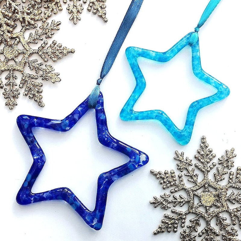 Fused Glass Star - Etsy