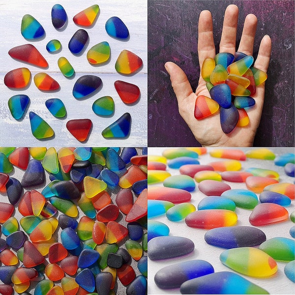 Tumbled Glass - Etsy