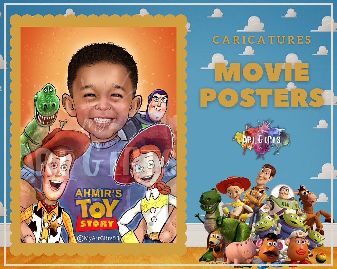 Movie Posters, Caricatures & Drawings - Hand Drawn Custom Movie Posters ...