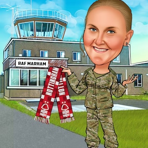 Custom Army/military Caricatures - Hand Drawn Caricature Personalized ...