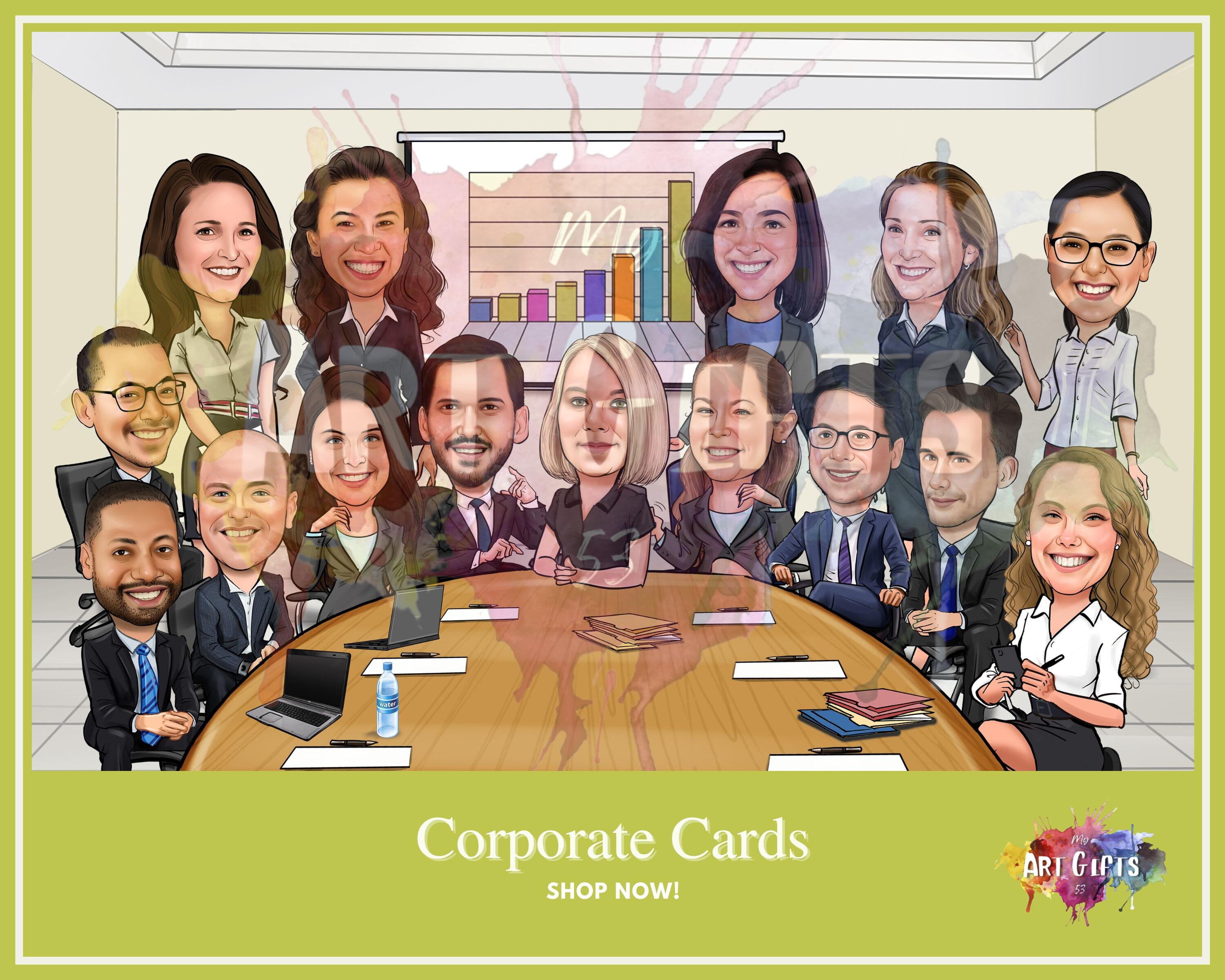 Employee of the Month Gifts - Caricature Gifts - Etsy UK