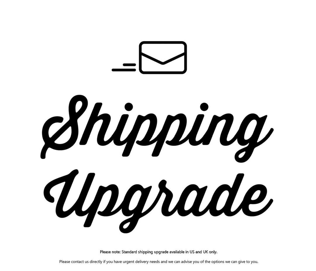 Shipping Upgrade - Expedite Your Shipping! - Etsy