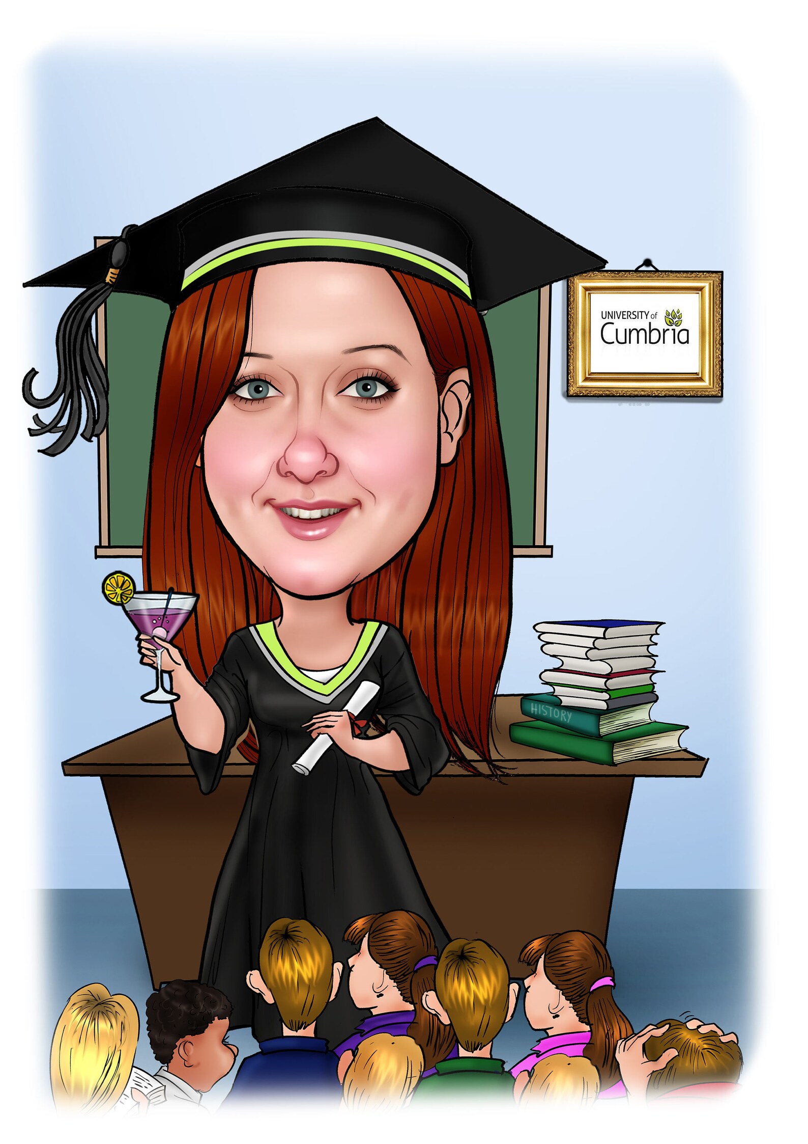 Graduation Gifts Caricatures / College Graduation Cartoon / - Etsy UK
