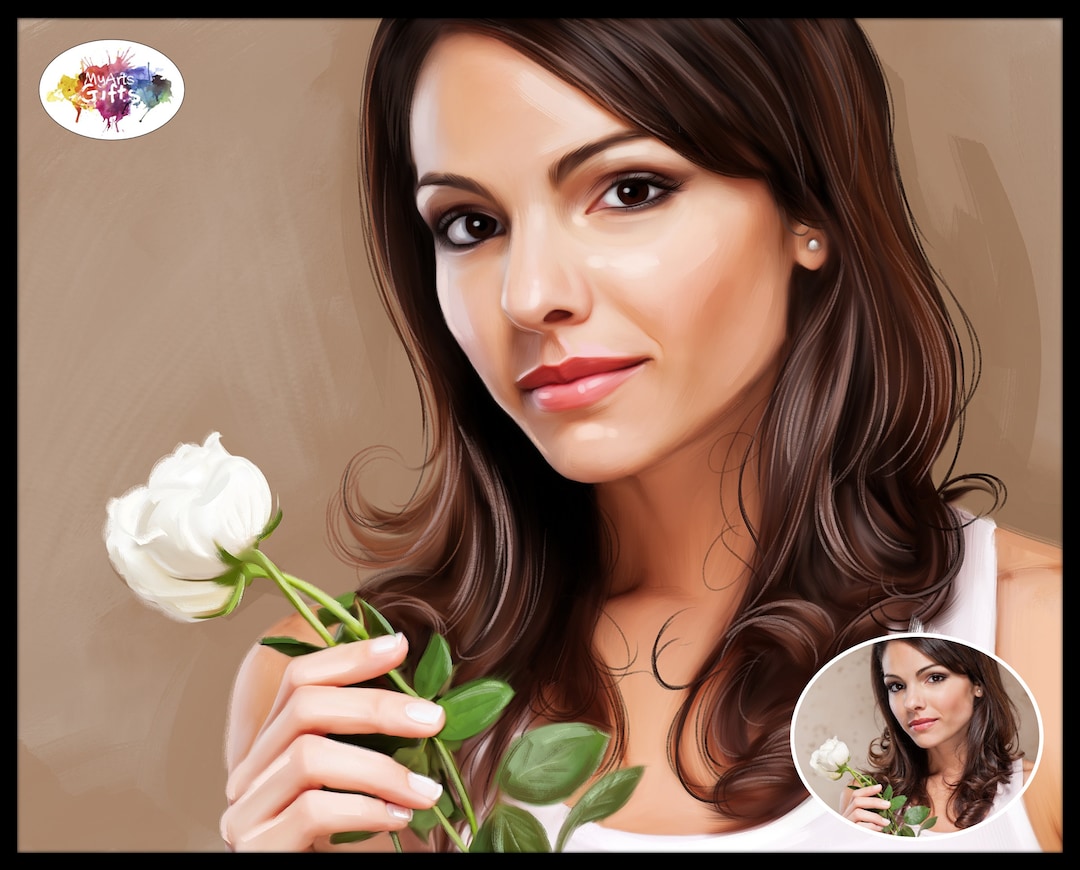 Custom Oil Painting / Portrait Commission (single Person) - Custom ...