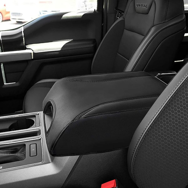 Leather F250 King Ranch Console Cover - Etsy