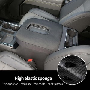 Fits Chevrolet Silverado Tahoe Sierra 2019 2023 BLACK Center Console ...