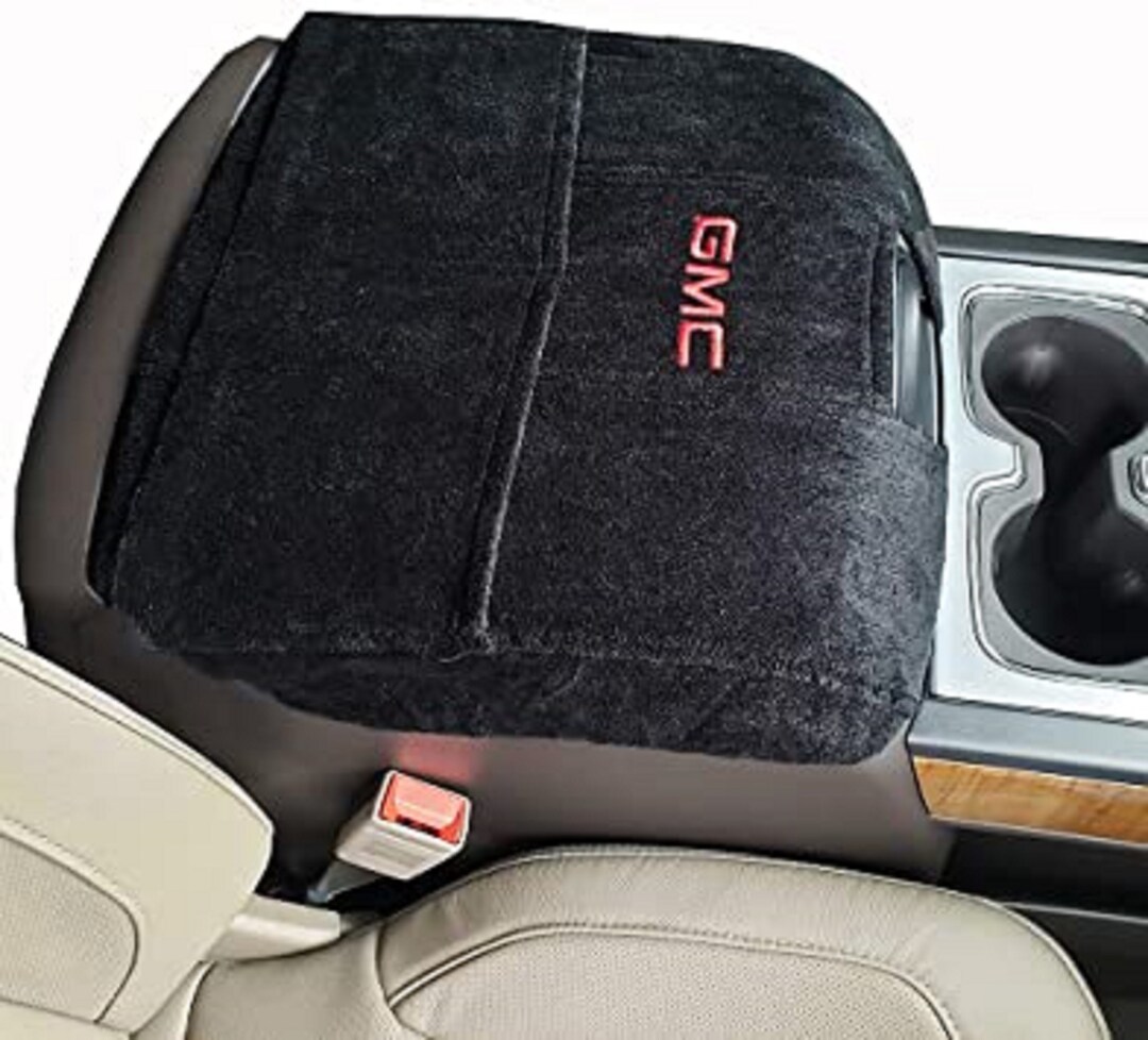 GMC Sierra 2019-2023 BLACK Center Console Cover Officially Licensed ...