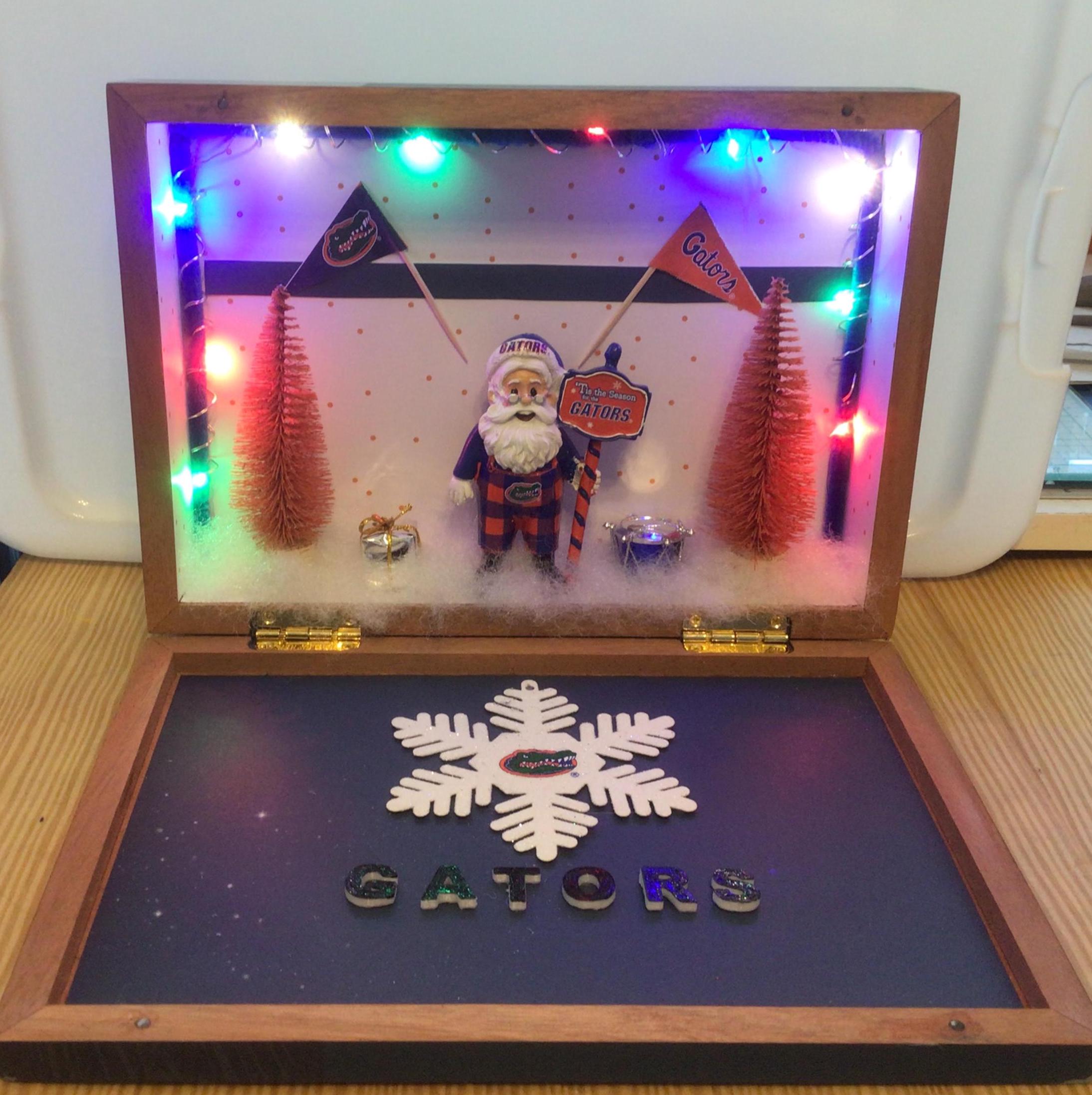 Florida Christmas Cigar Box Diorama - Etsy
