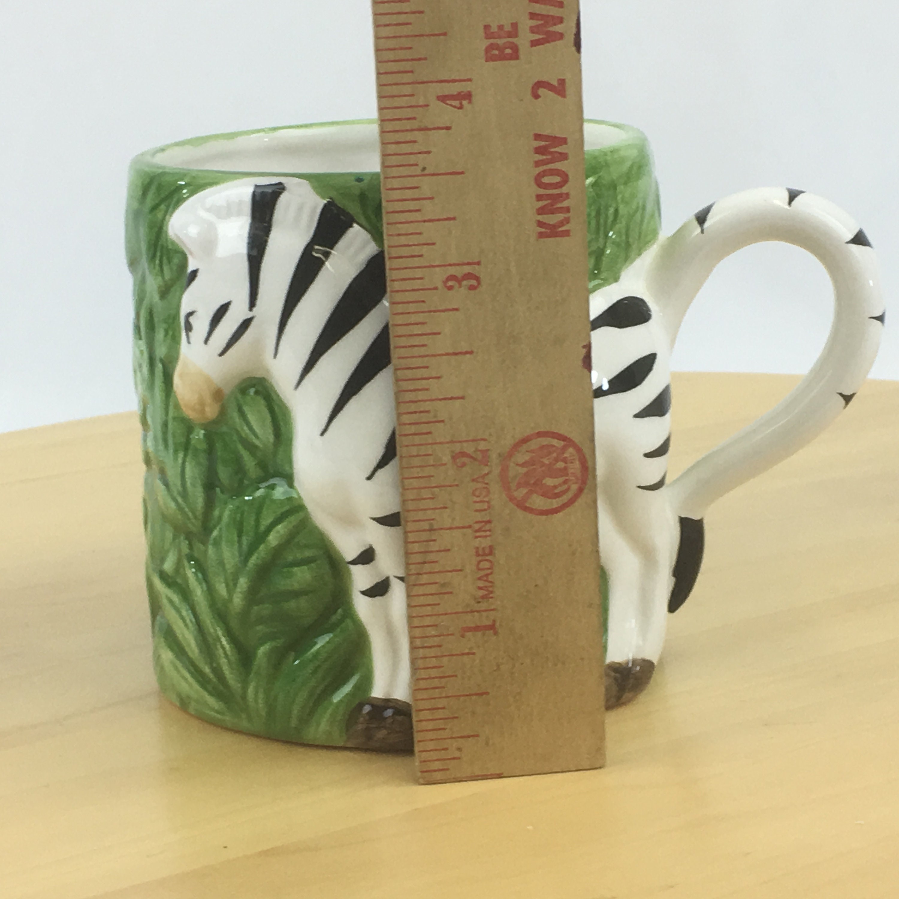 Vintage Figural Zebra Coffee Mug Cup Made in Taiwan | Etsy