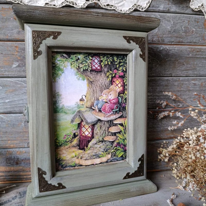 Shabby Chic Wall Cabinet - Etsy